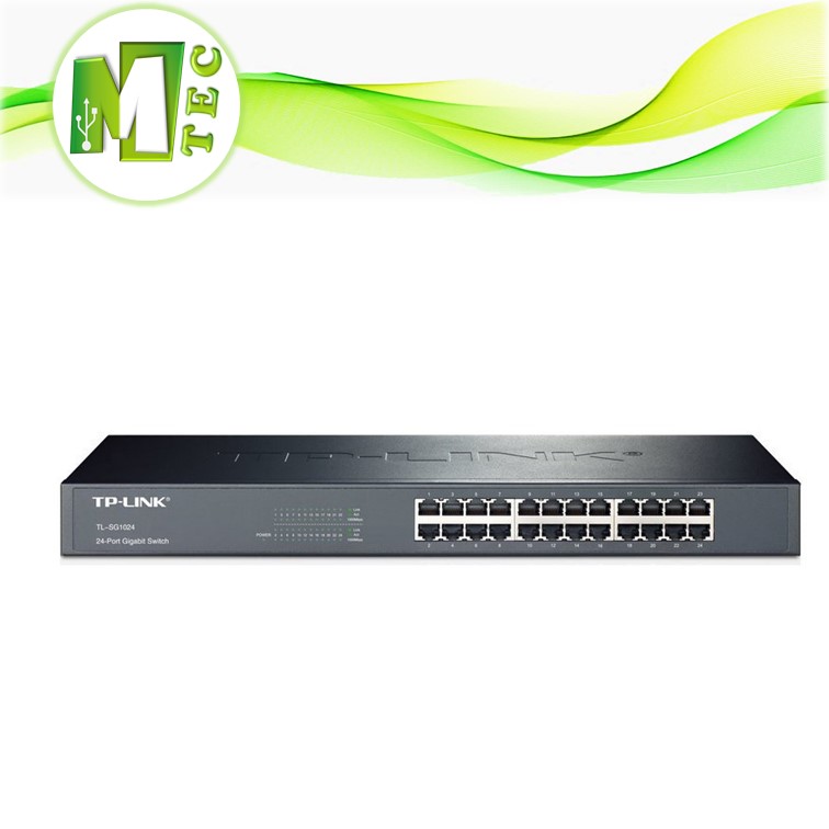 Tp-Link Tl-Sg1024 Switch 24 Puertos Gigabit Desktop Rackmount | MTEC
