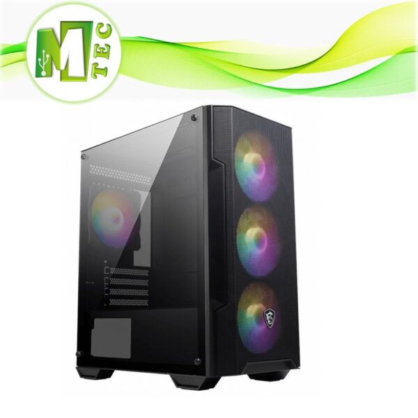 Msi Mag Forge M100A Mesh Case M-atx Mid Tower 4 fans | MTEC