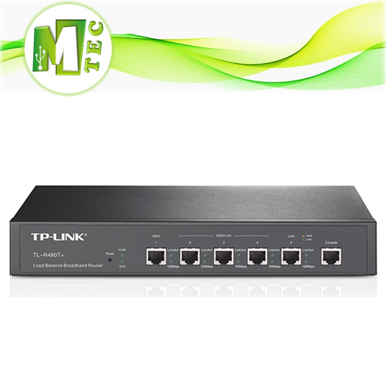 Tp-link TL-R480T+ Router Balanceador de Carga 4 Puertos WAN | MTEC