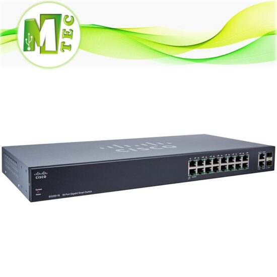 Cisco Switch SG200-18 18 Puertos Gigabit Smart | MTEC
