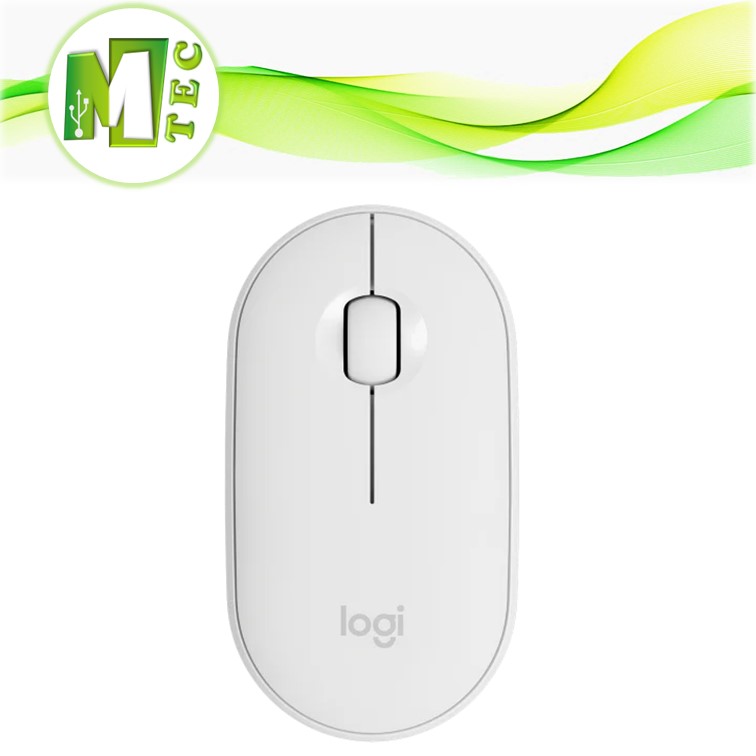 Logitech Pebble M350 Blanco Mouse Bluetooth/Wireless | MTEC
