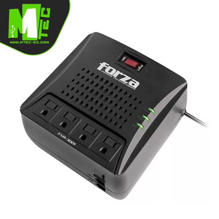 Forza Regulador Automático de Voltaje FVR-3001 | MTEC