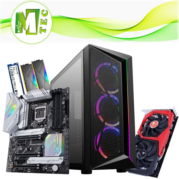 Pc Mtec Basic Bronze Intel I5-10600K 16GB Ram 1Tb Nvem GTX 1650 | MTEC