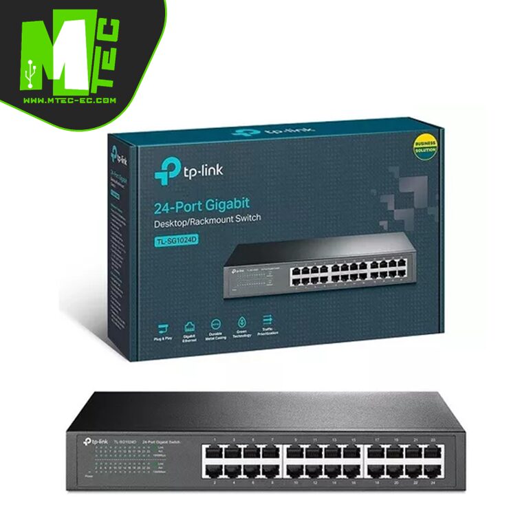 Tp-link TL-SG1024D Switch 24 puertos Gigabit | MTEC