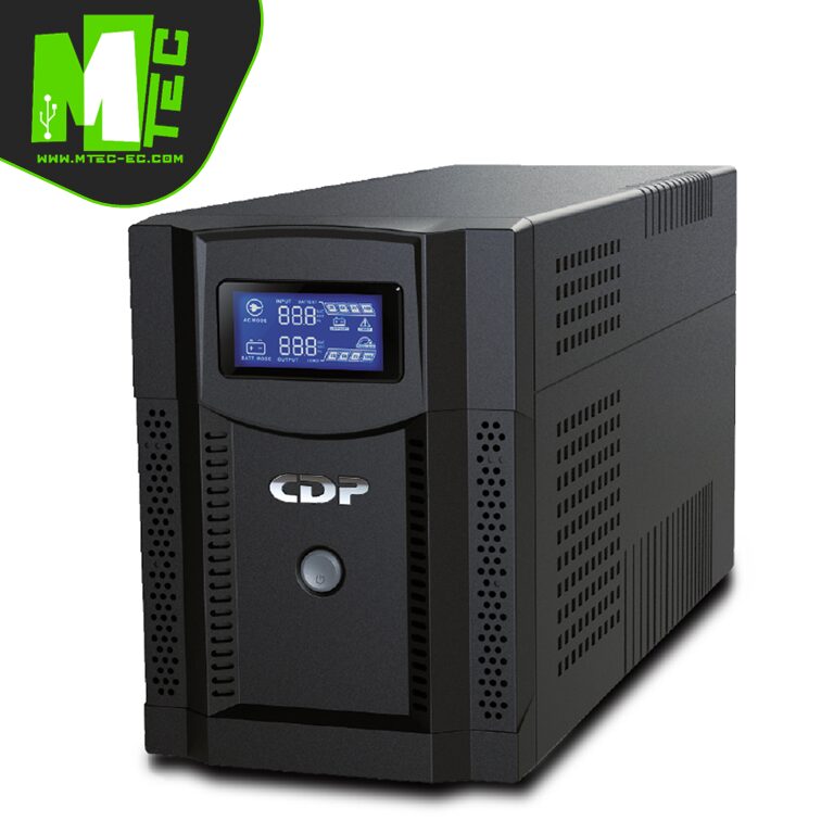 CDP UPRS2008 Ups 2000VA 1400W 8 Tomas con LCD | MTEC
