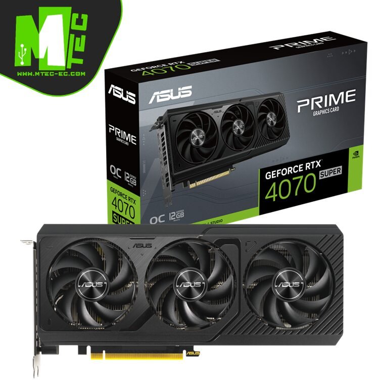 Asus Prime RTX 4070 Super OC 12GB GDDR6X | MTEC